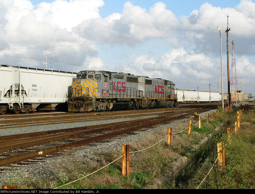 KCS switchers at Airline yard.